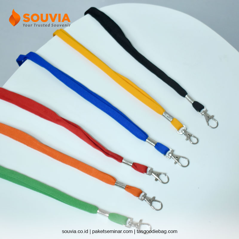 Name Tag Tali 1 cm | ID Card Kalung Acara Penting - SOUVIA