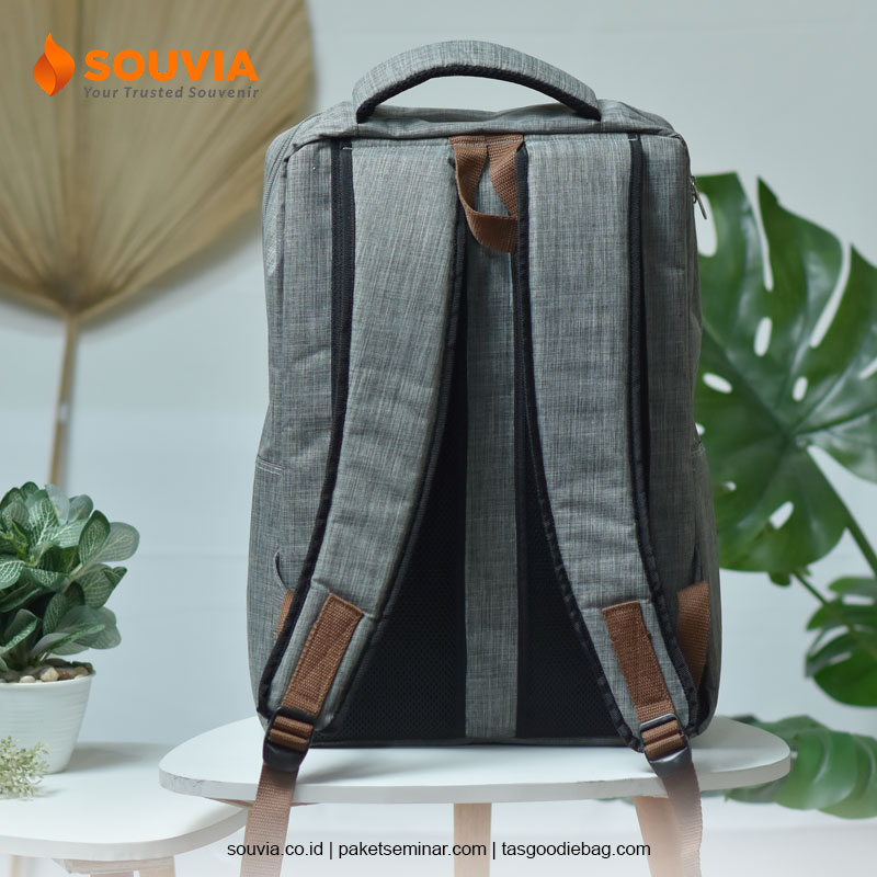 SLASH - Tas Backpack Simple Abu - SOUVIA