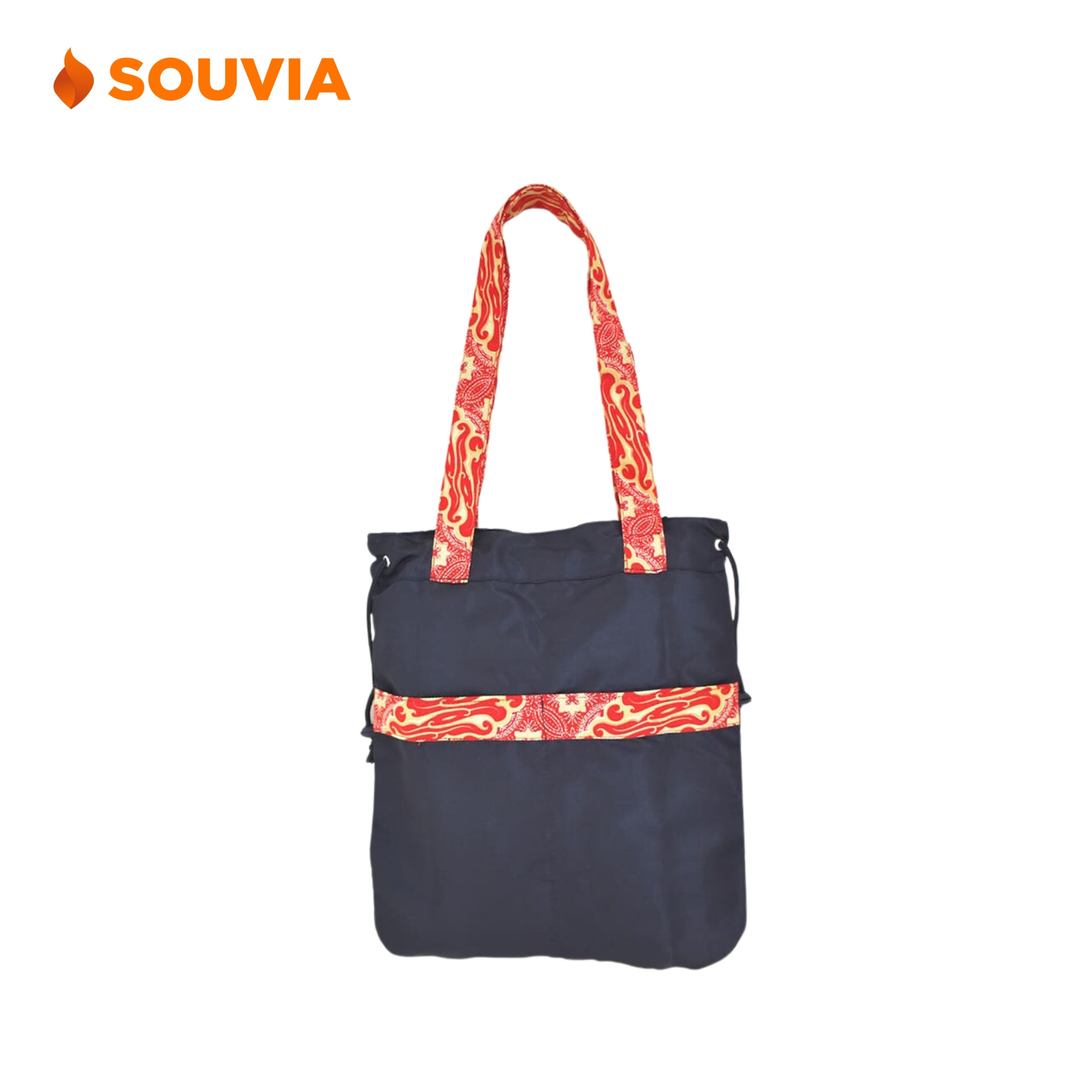 Tote Bag Motif Batik Foldable | Souvenir Batik Kantor - SOUVIA