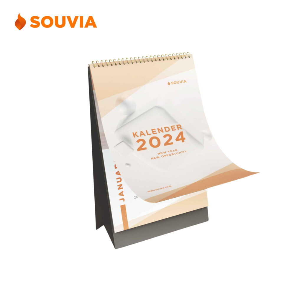 Percetakan Kalender Dinding dan Meja Souvenir Perusahaan 2024 - SOUVIA