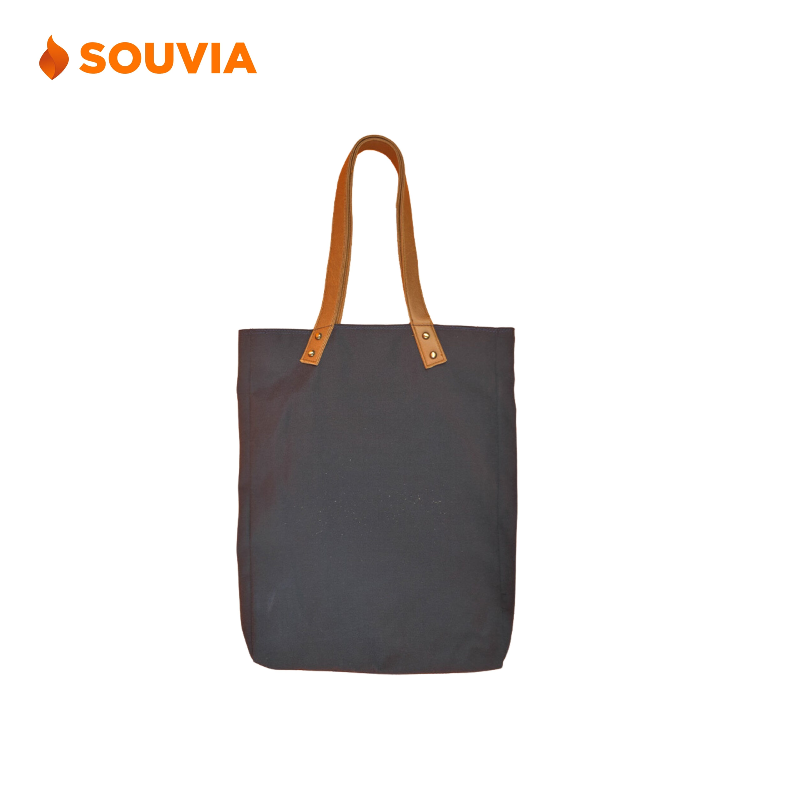 Tas Tote Bag Kanvas Resleting untuk Souvenir Kantor - SOUVIA