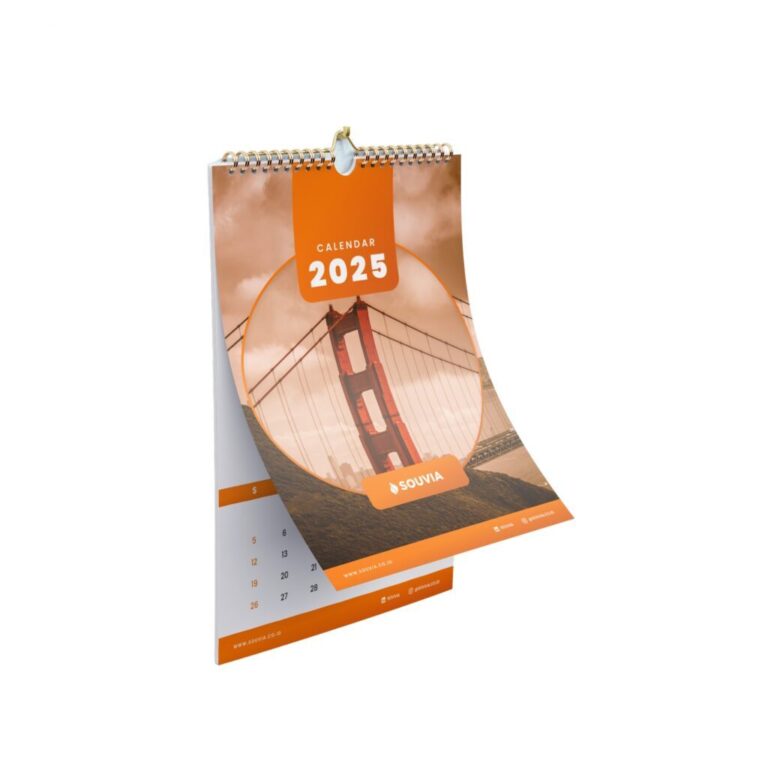 Percetakan Kalender Dinding dan Meja Souvenir Perusahaan 2025 - SOUVIA