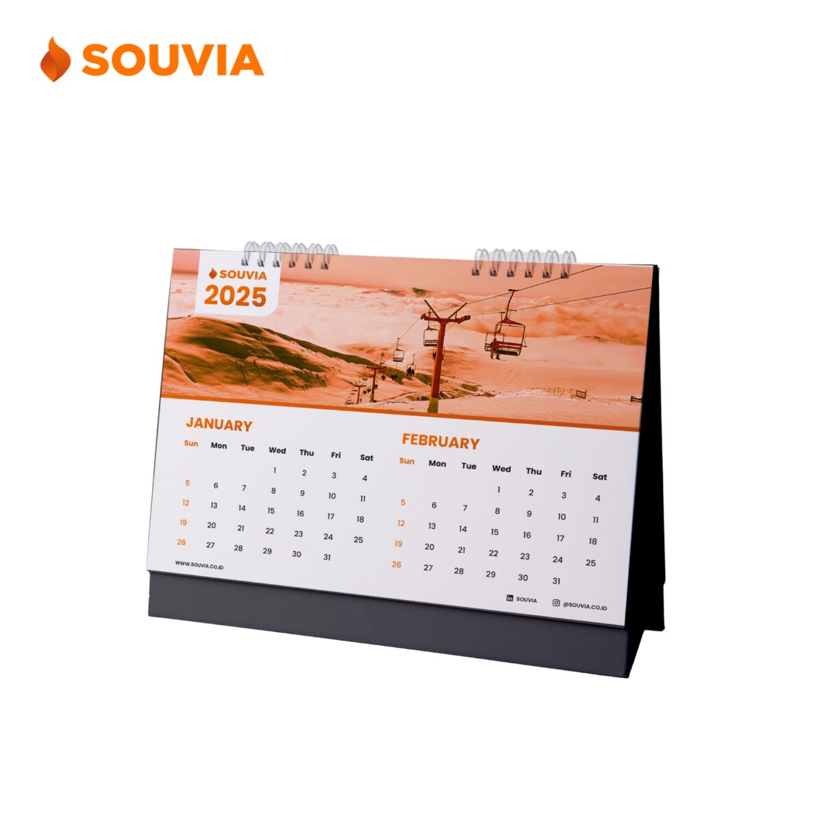 Percetakan Kalender Dinding dan Meja Souvenir Perusahaan 2024 - SOUVIA